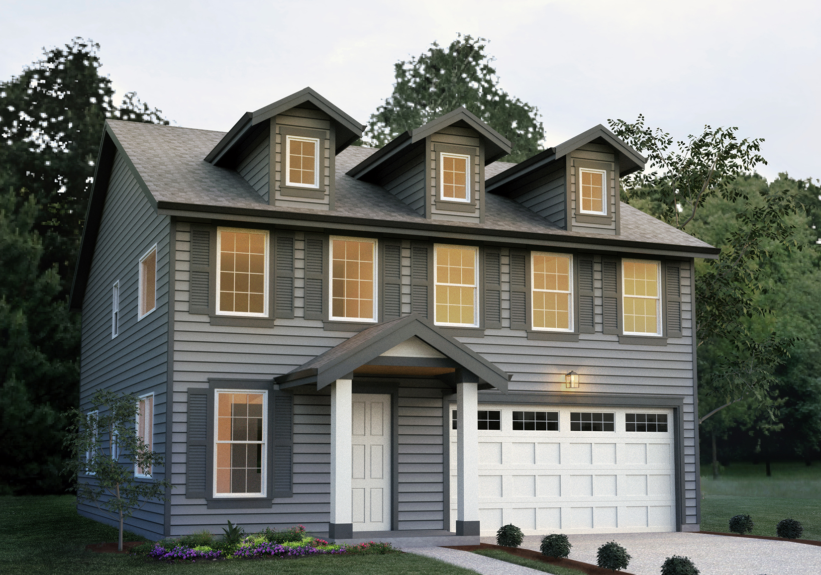 two-story home designs at 2100 sq ft