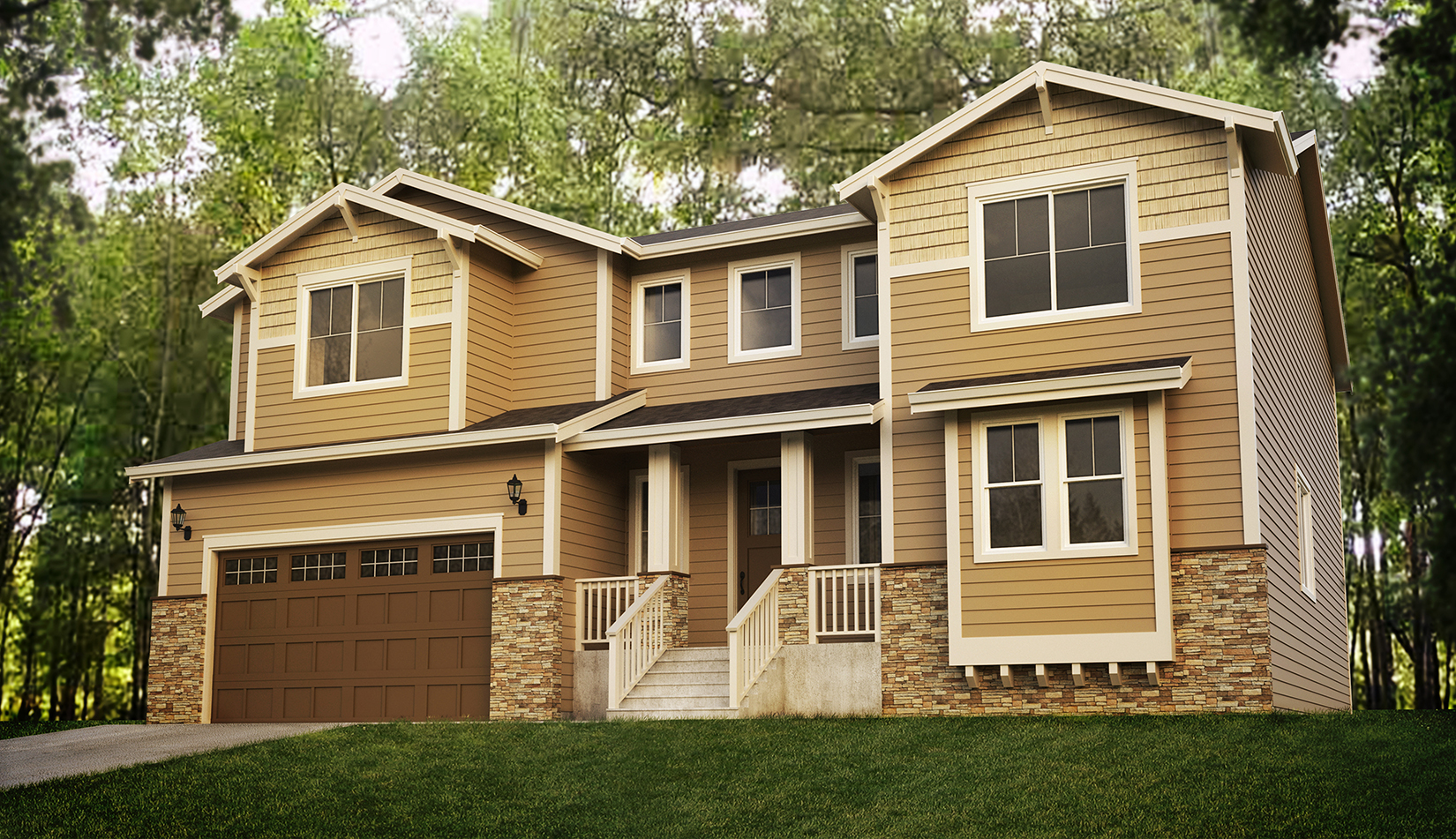 Stock house plans and custom home design for Washington State
