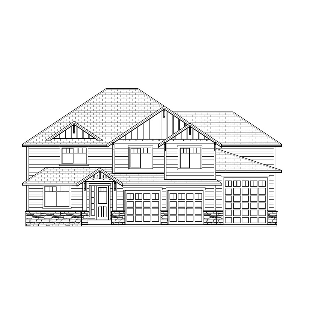 House Plan 2-3298-4 - Two Story, 3,298 sq. ft. - Custom Your Way Design