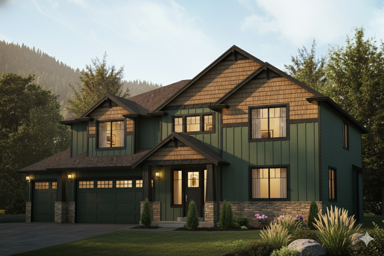 House Plan 2-3412-4, Two-Story 3,412 sq. ft. Plan - Custom Your Way Design