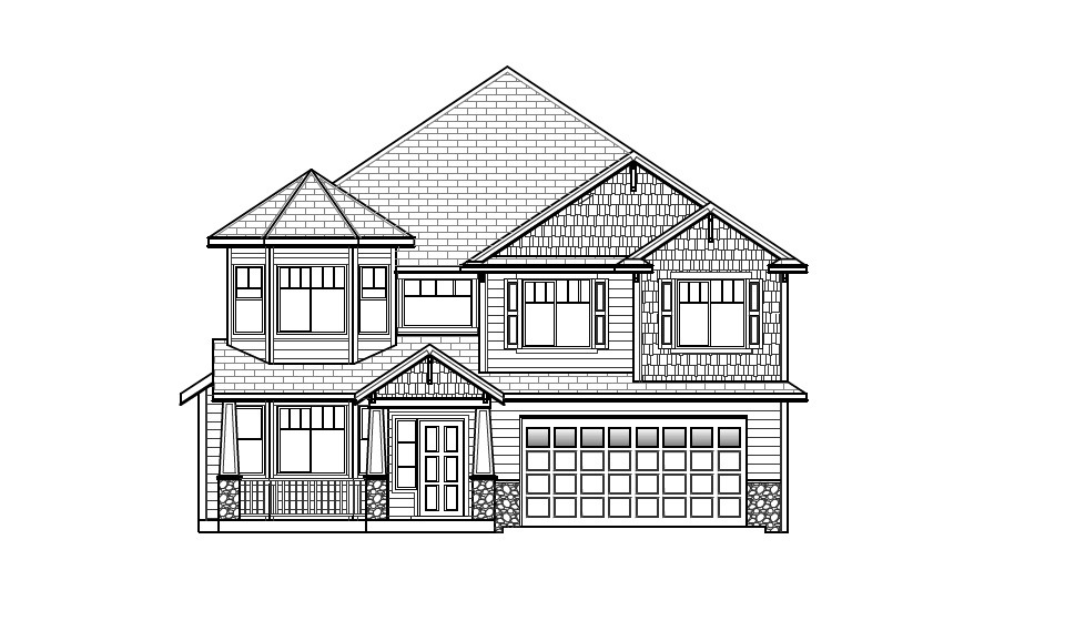House Plan 2-3880-6 - Two Story, 3,880 sq. ft. - Custom Your Way Design