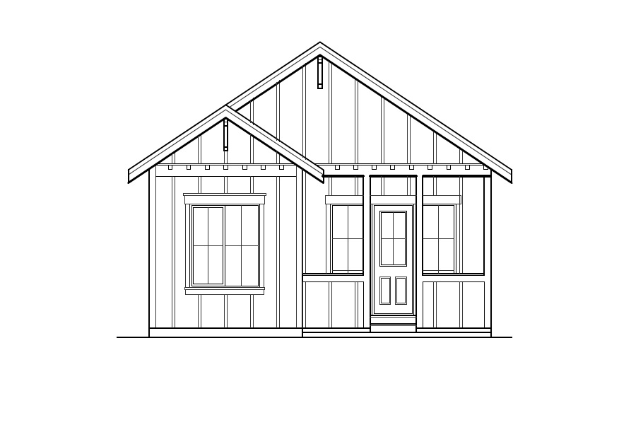House plan 1-583-1, One-story ADU 583 sq. ft. - Custom Your Way Design