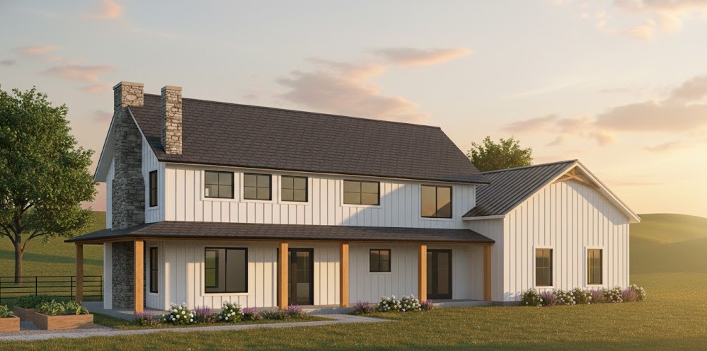 House Plan 2-2288-4, Two-Story 2,288 SF - Custom Your Way Design