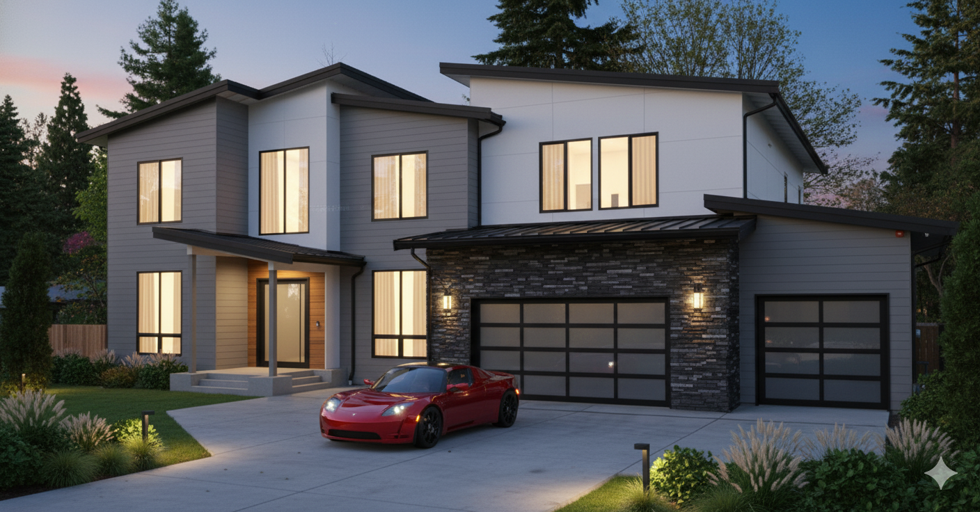 House Plan DB 3-5910-5-Two Story Daylight Basement Plan-5910 sq. ft ...