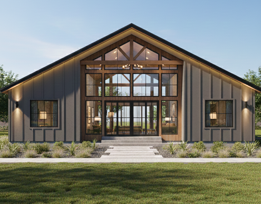 House Plan 1-2240-42 – One-Story 2,240 sq. ft. Cabin Style Plan ...